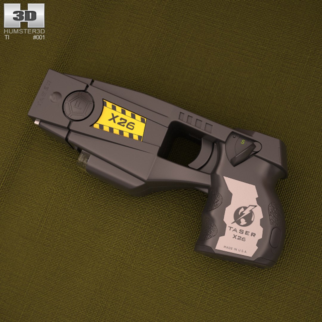 modelo 3d La policía emite X26 Taser - TurboSquid 1248907