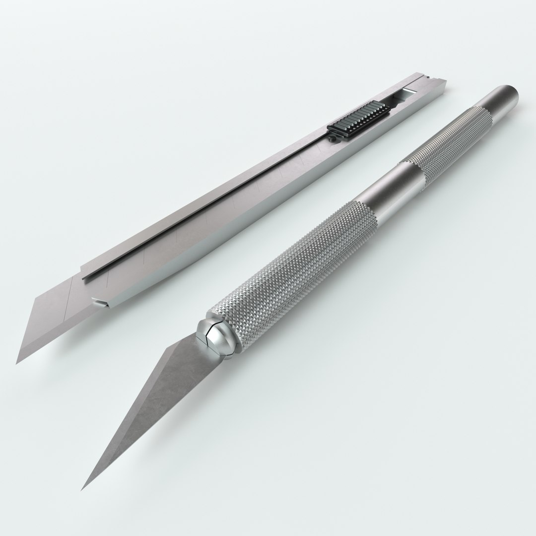 Tools Knife Files 3D Model - TurboSquid 1616550