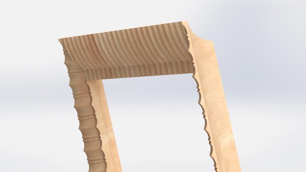 3D Wooden frame model - TurboSquid 1983185