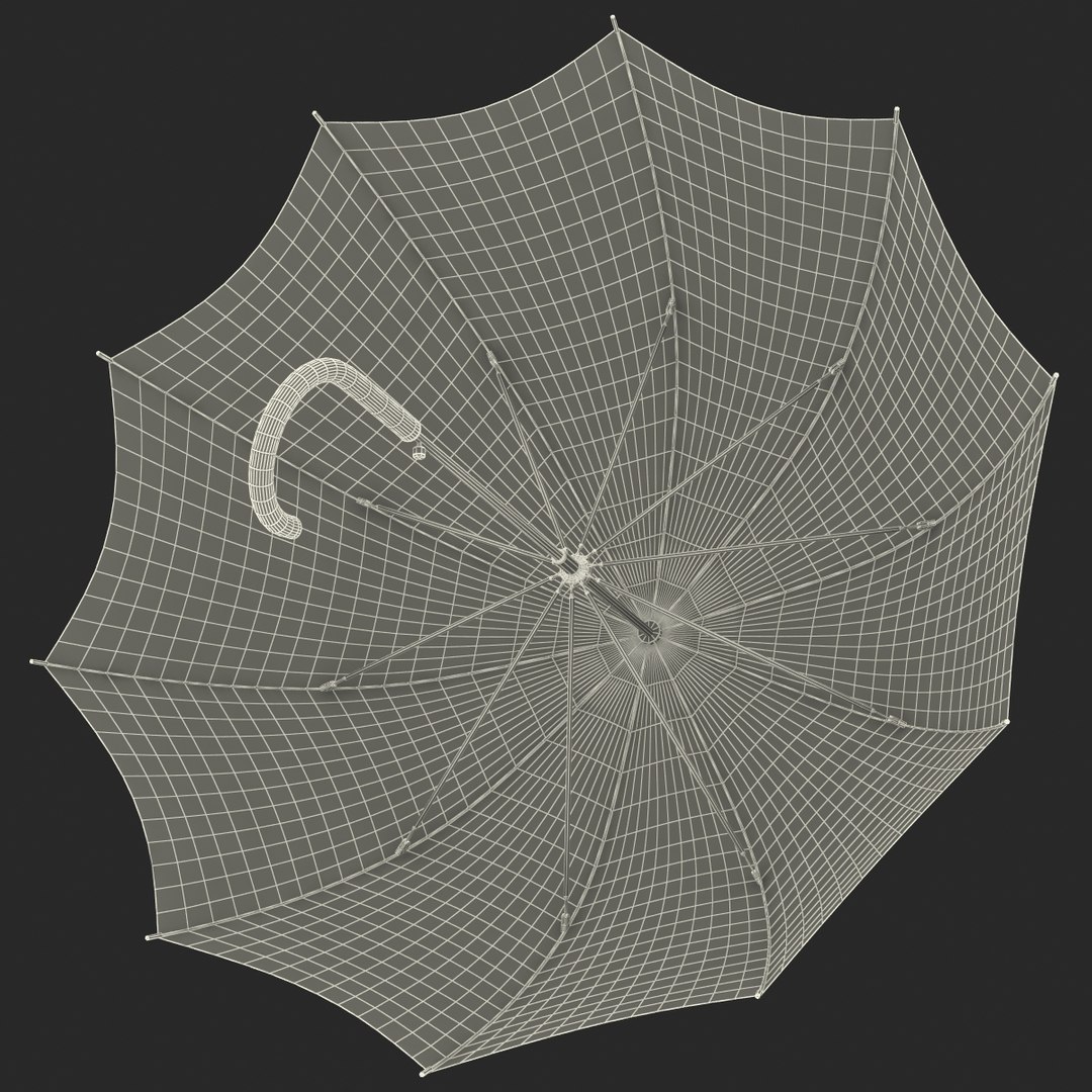 open umbrella 3d model