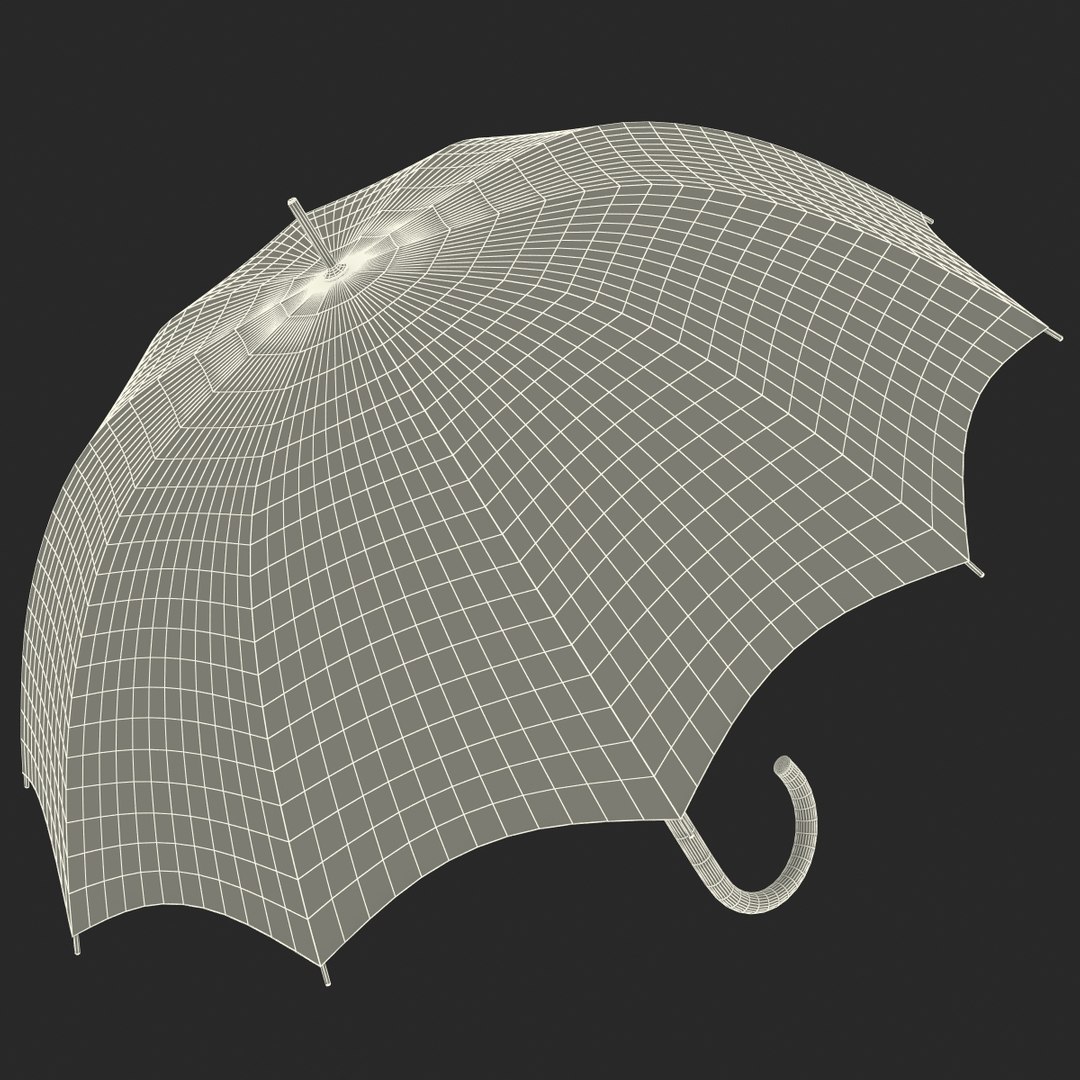 open umbrella 3d model
