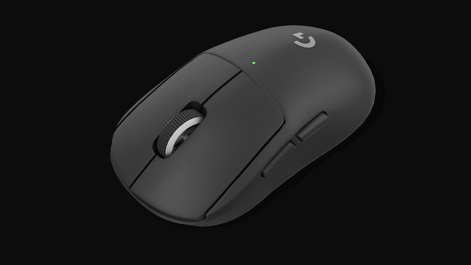 3D Logitech G Pro X Wireless Gaming Mouse - Black Model - TurboSquid ...