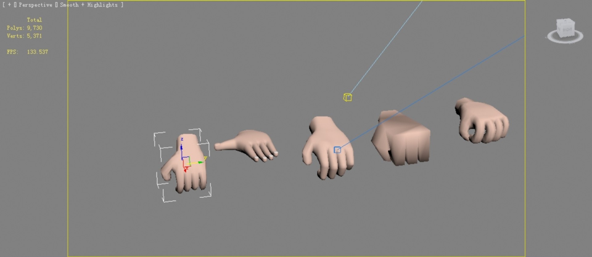 3D Cartoon Hand Collection Model - TurboSquid 1864406