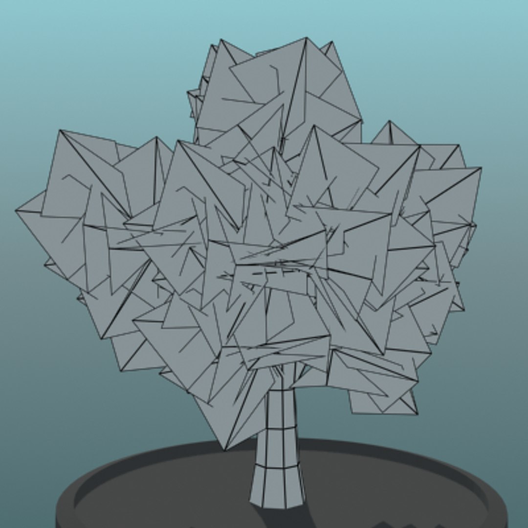 Tree Games Realtime 3d Model