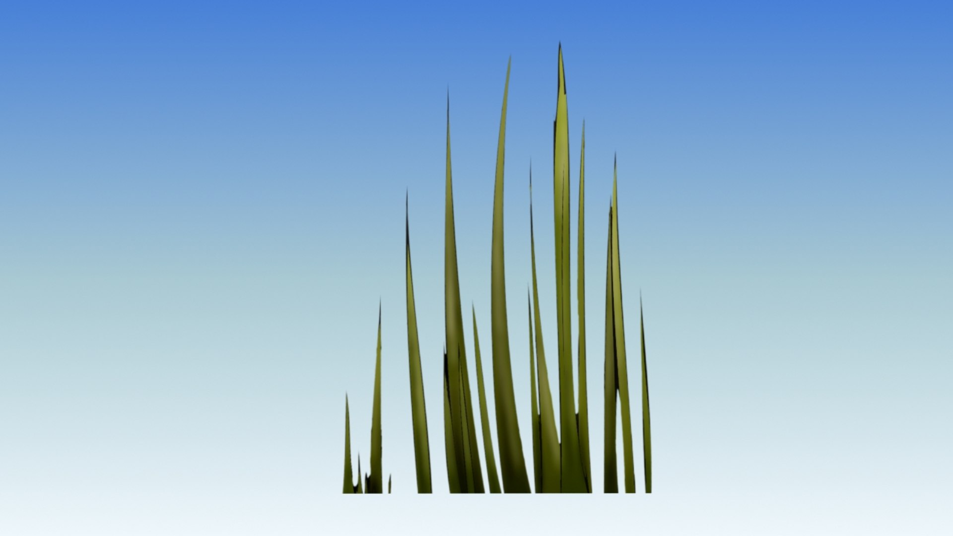 3dsmax cartoon gras flower