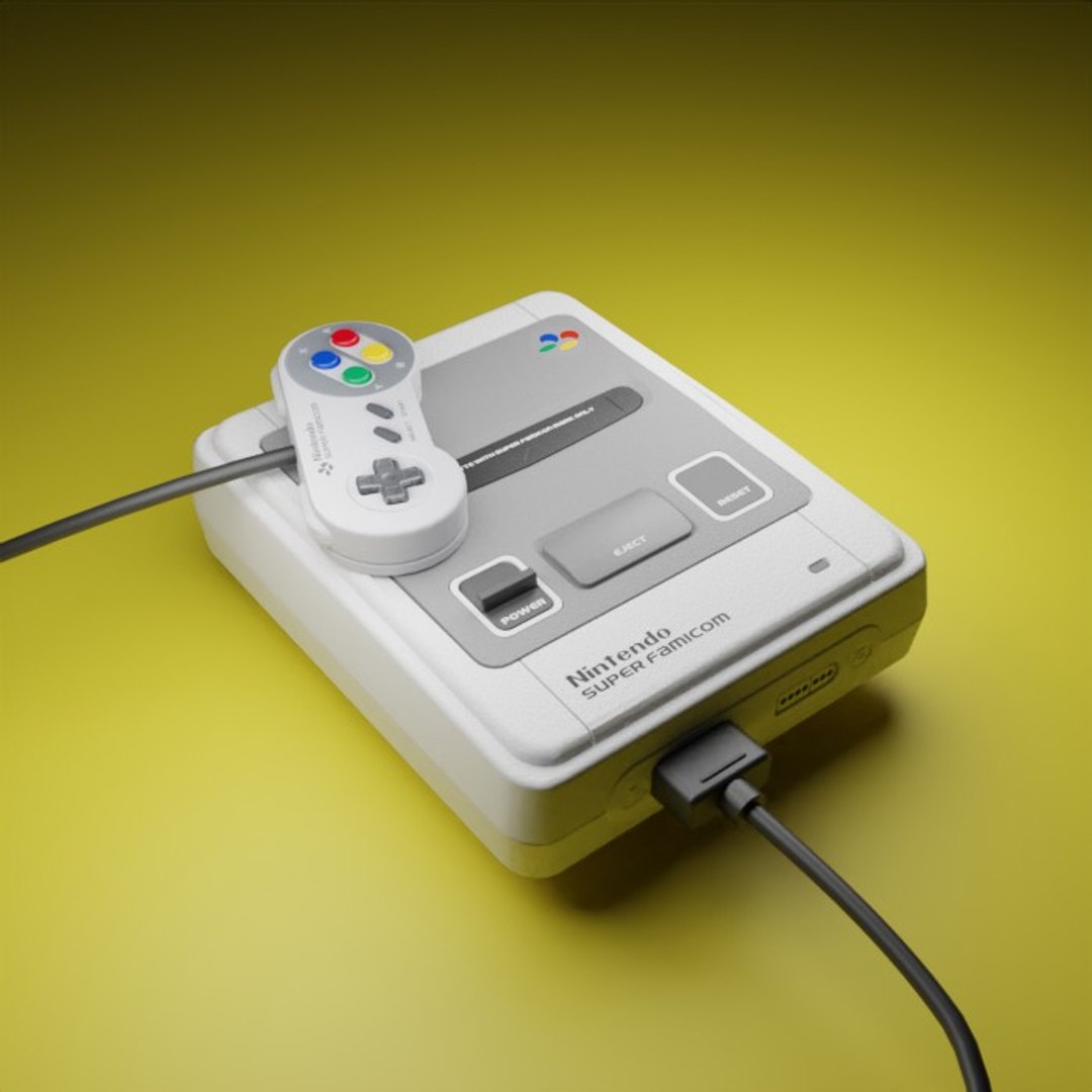 3D Model Nintendo Super Famicom Home - TurboSquid 1591622