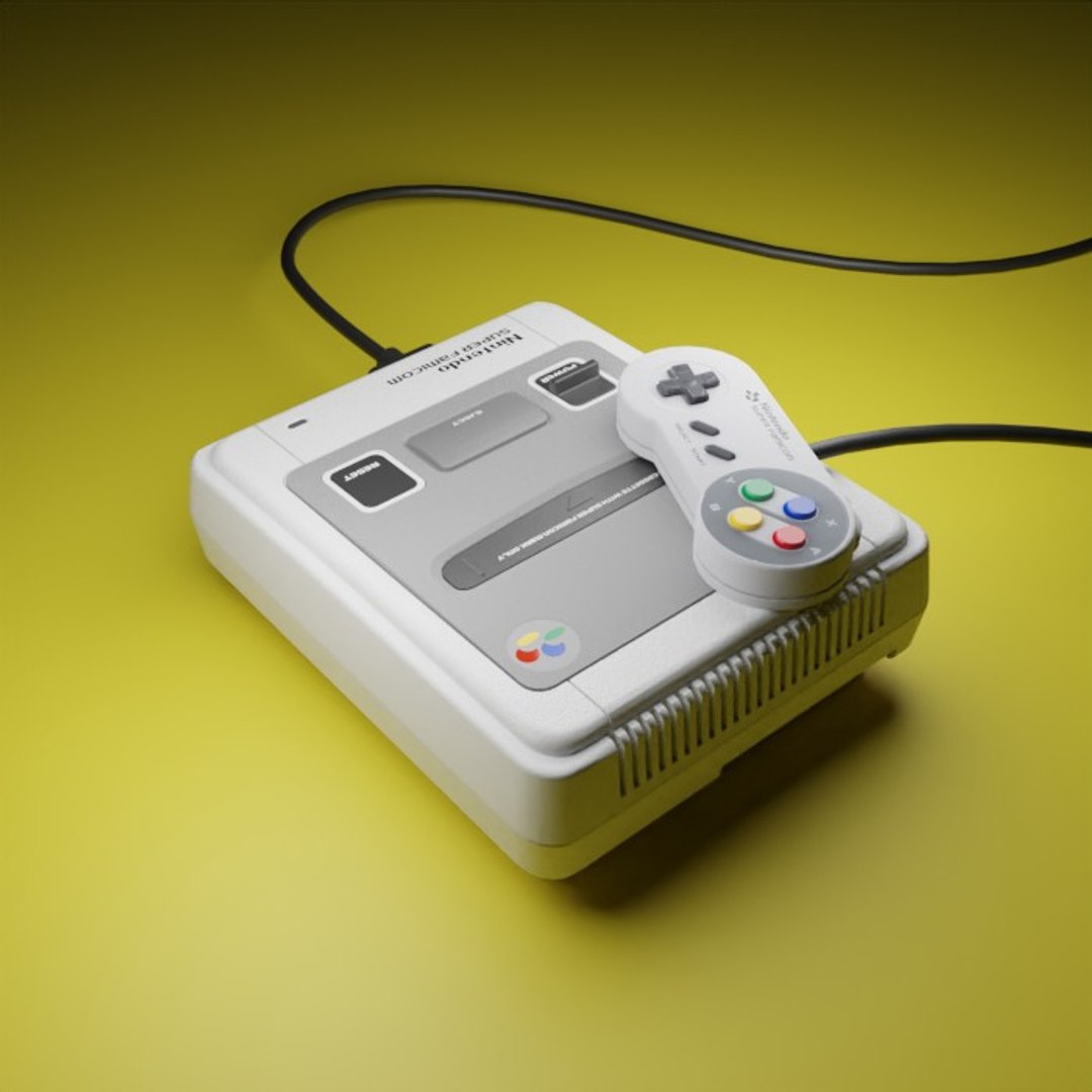 3D Model Nintendo Super Famicom Home - TurboSquid 1591622