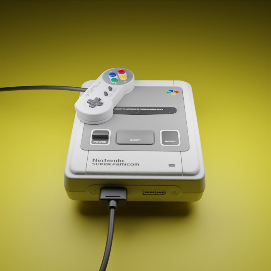 3D Model Nintendo Super Famicom Home - TurboSquid 1591622