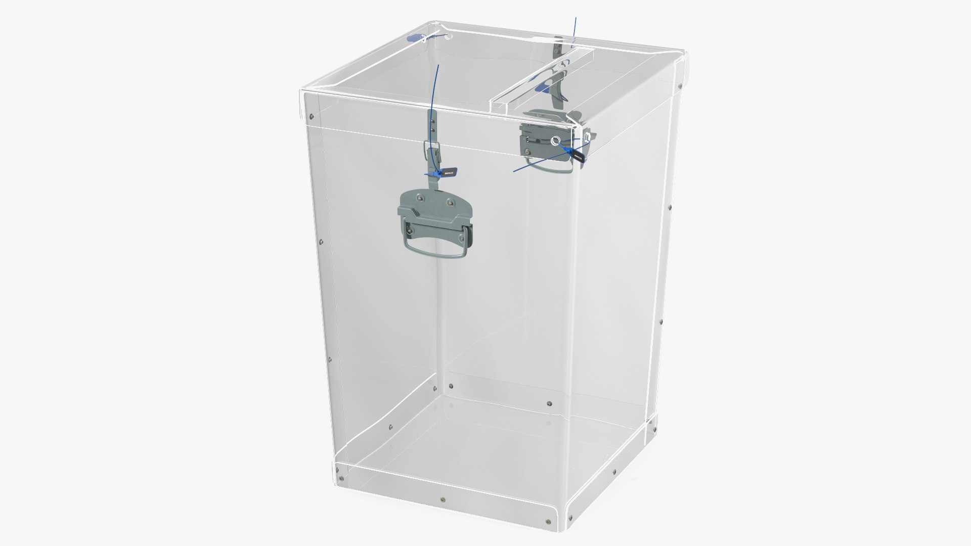 Transparent Ballot Box Model - TurboSquid 1914673