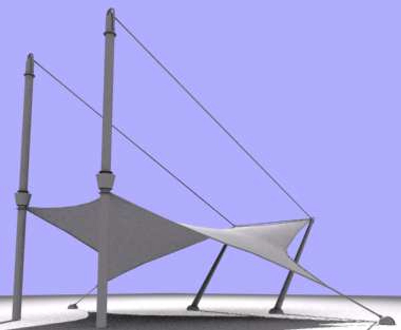 Membrane Structure 3d Model