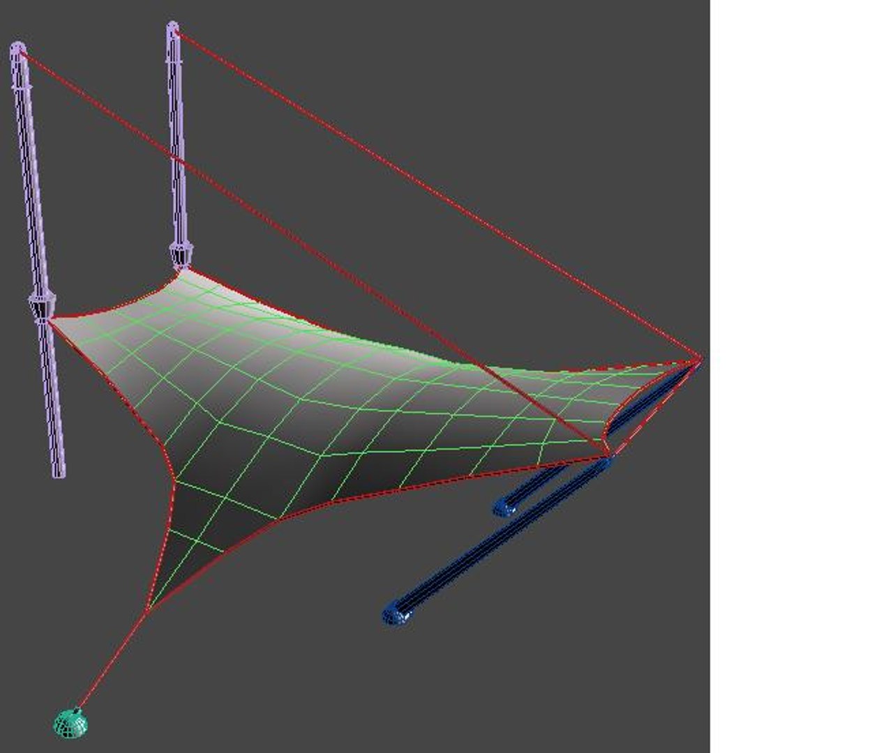 Membrane Structure 3d Model