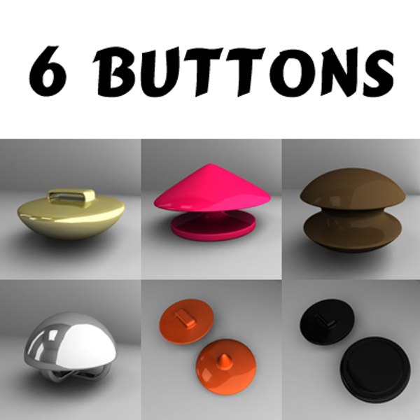 Button 3D Models for Download | TurboSquid