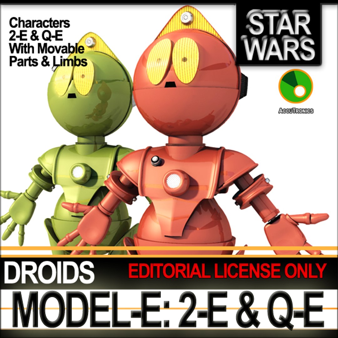 3d star model-e droids 2-e