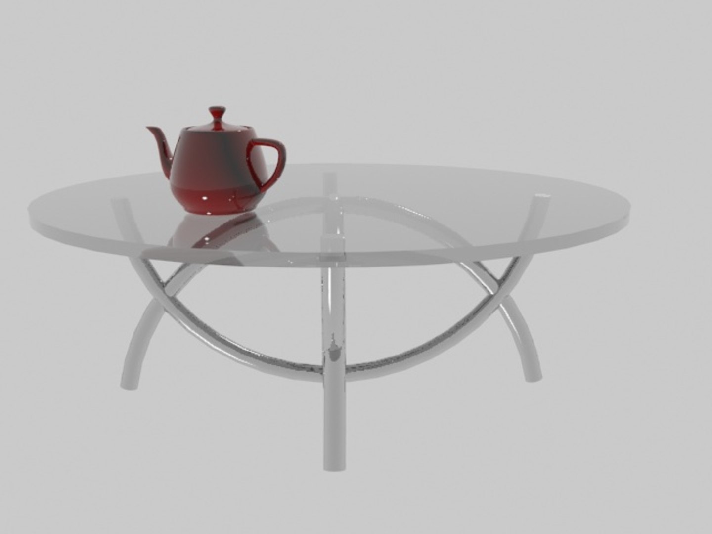 Glass table 3D model - TurboSquid 1438999