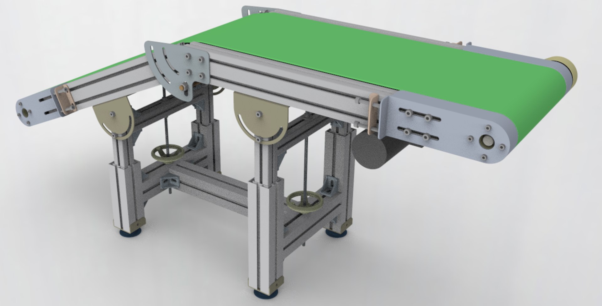 Height Angle Adjustable Conveyor 3D Model - TurboSquid 1488390