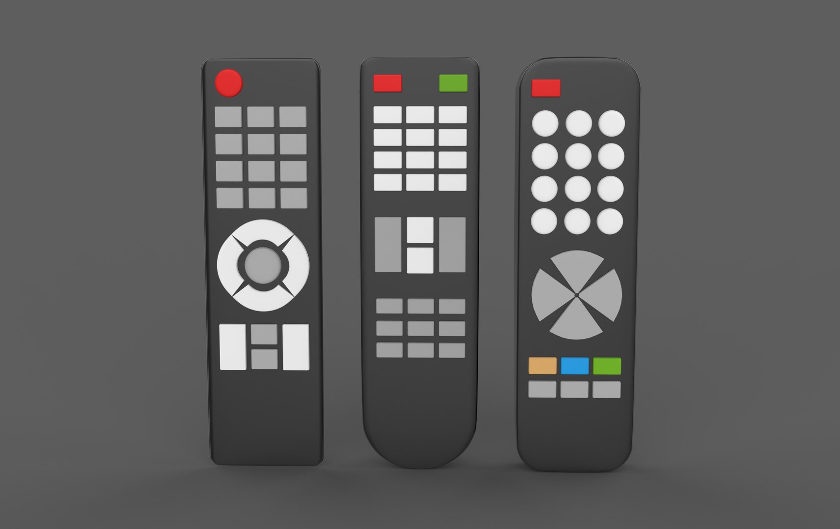 3D Tv Remote Control 3D Model - TurboSquid 2362314