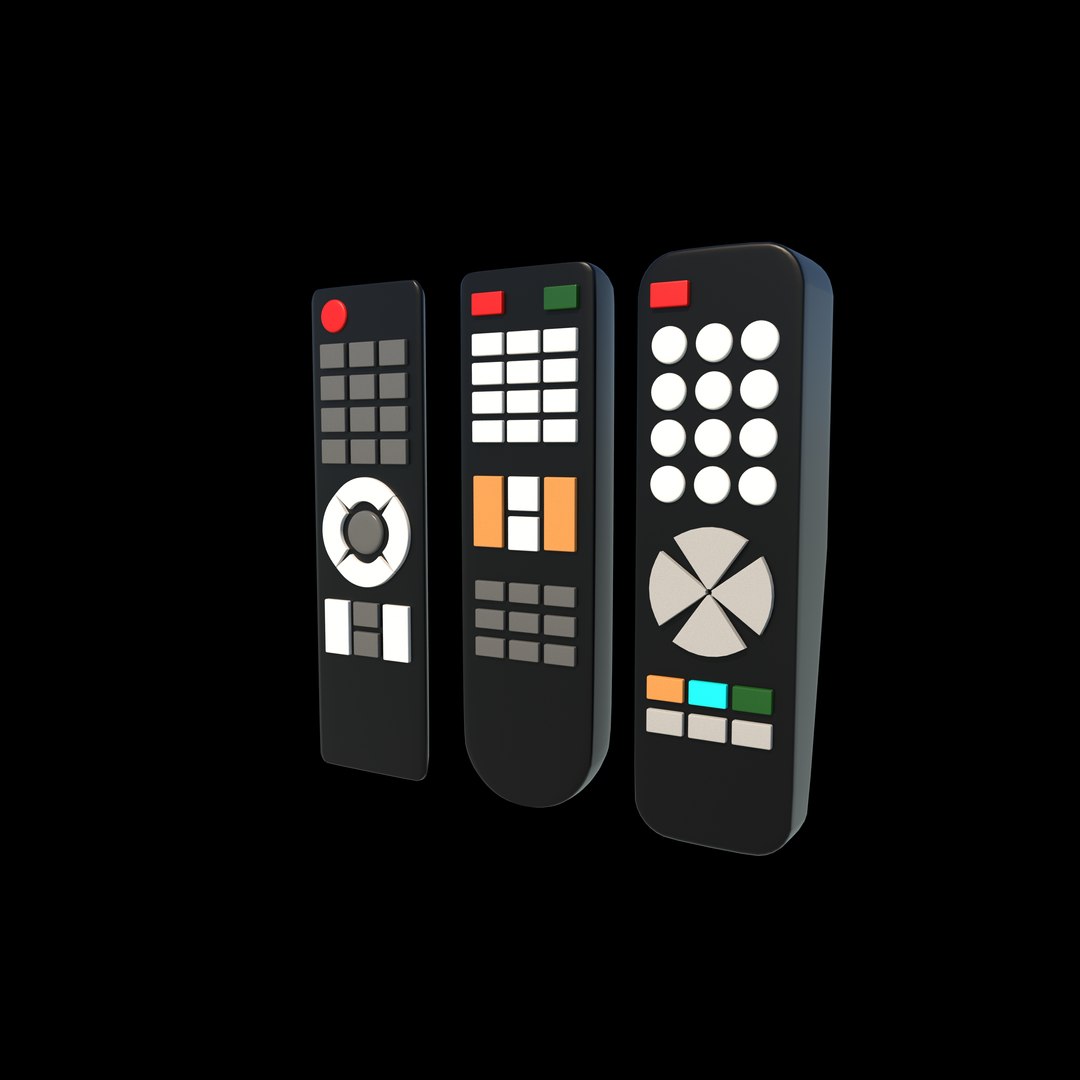 3D Tv Remote Control 3D Model - TurboSquid 2362314