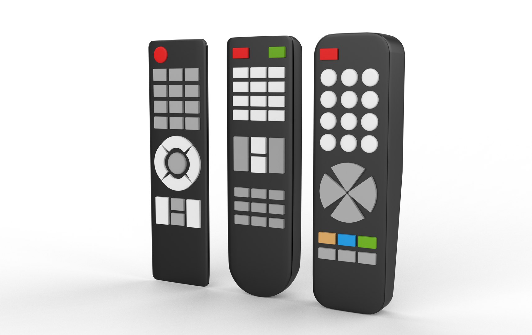 3D Tv Remote Control 3D Model - TurboSquid 2362314