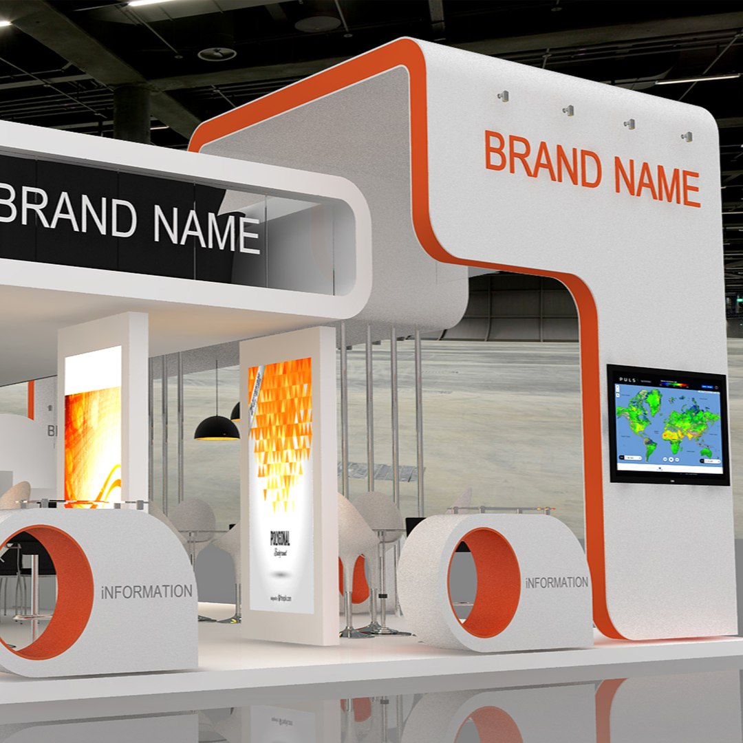 Exhibition Design 3D Model - TurboSquid 2151843