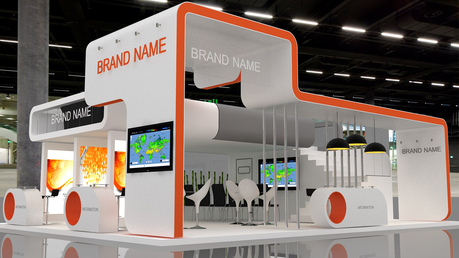 Exhibition Design 3D Model - TurboSquid 2151843