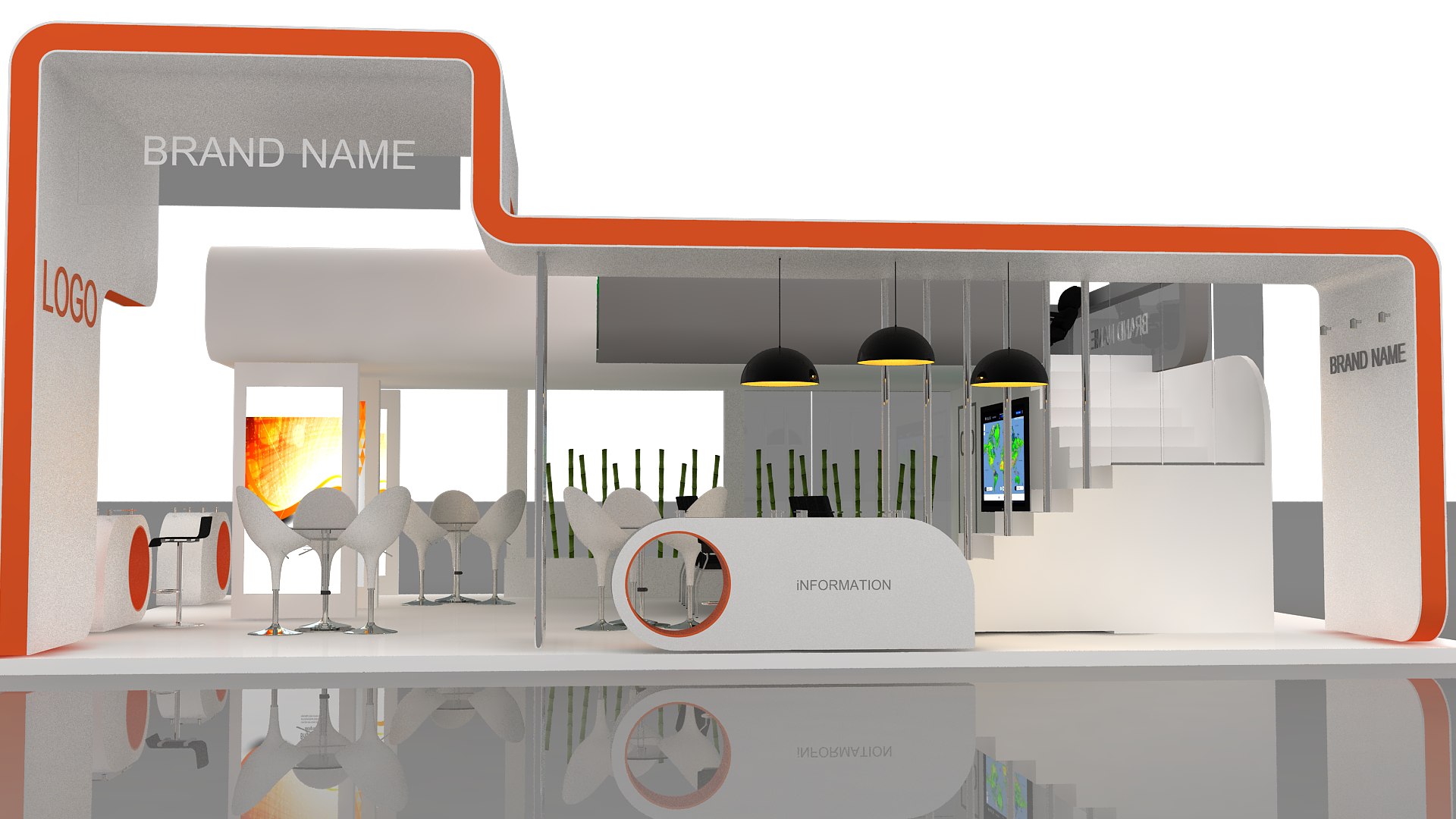 Exhibition Design 3D Model - TurboSquid 2151843