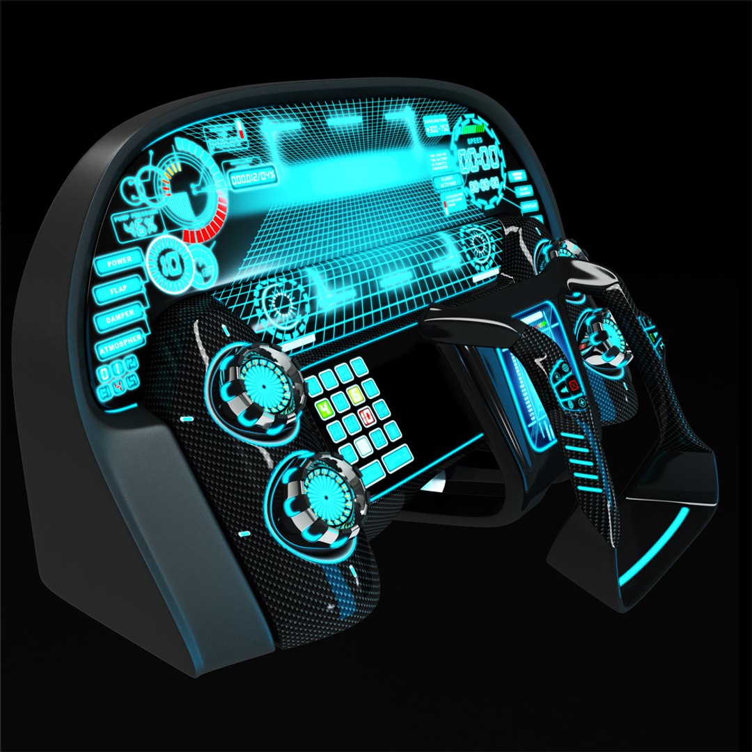 Interactive Control Panel 3D Model - TurboSquid 1362461