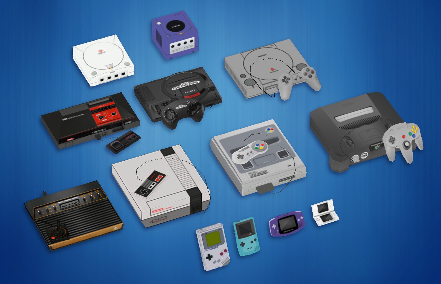 3d 13 Consoles