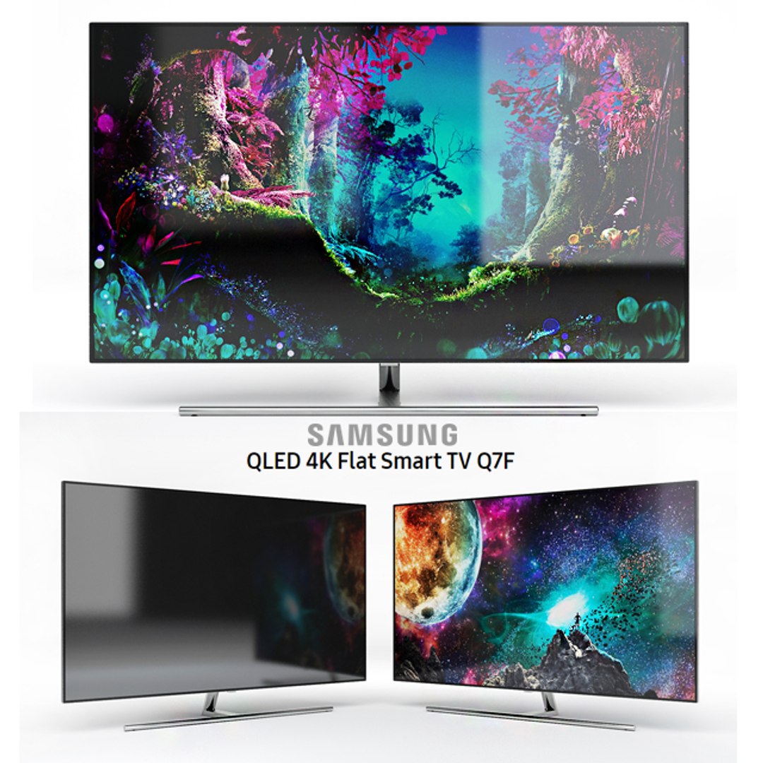 Samsung Qled 4k 3d Model