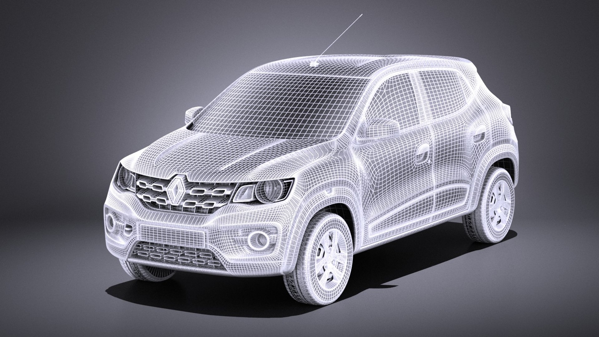 Renault 2018 Kwid 3D Model - TurboSquid 1228421