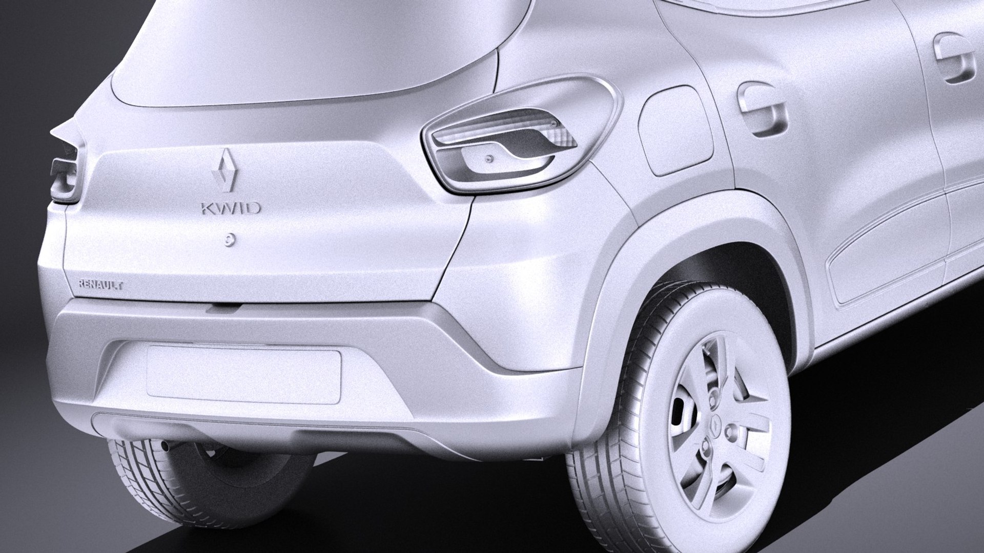 Renault 2018 Kwid 3D Model - TurboSquid 1228421