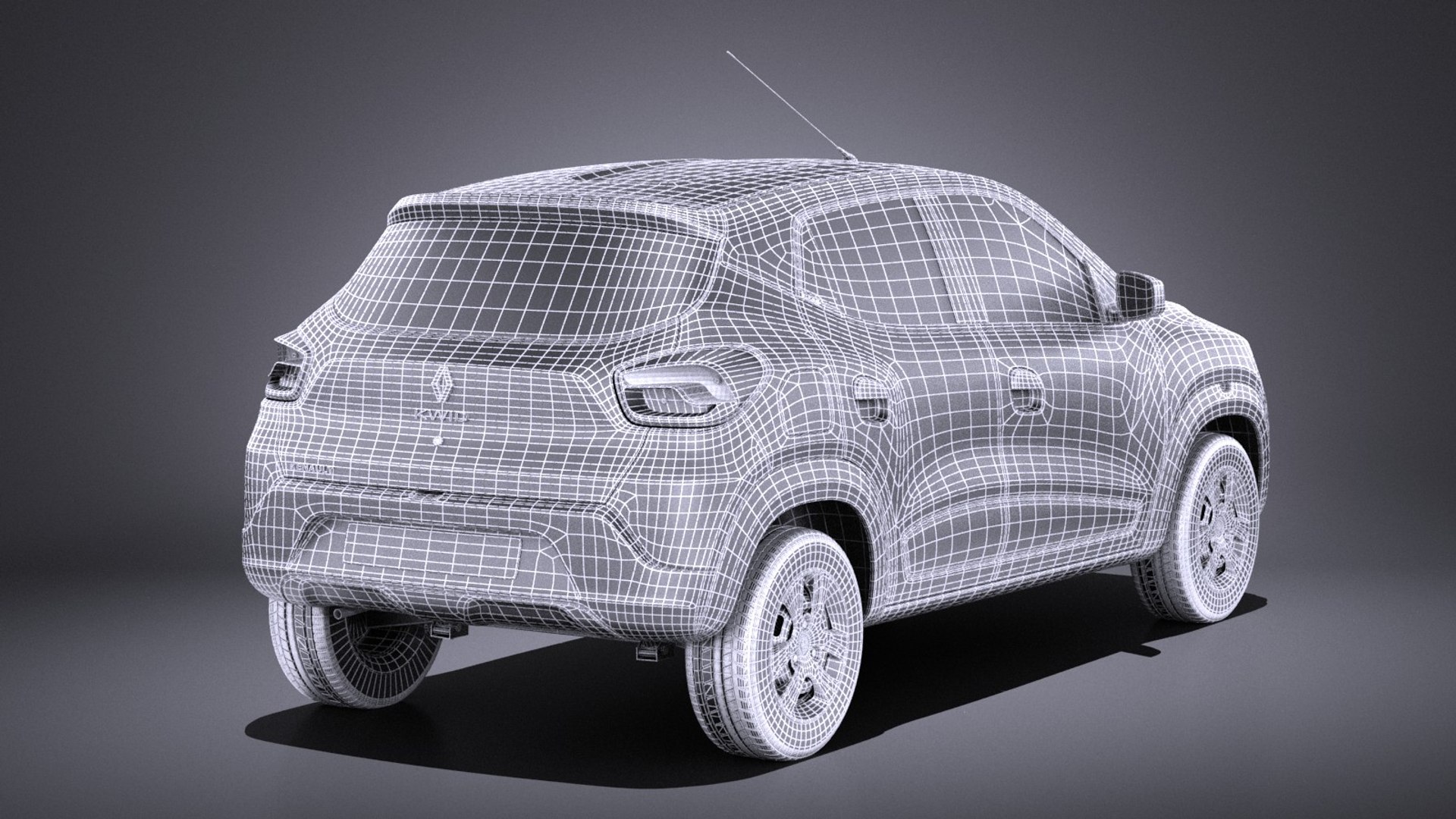 Renault 2018 Kwid 3D Model - TurboSquid 1228421