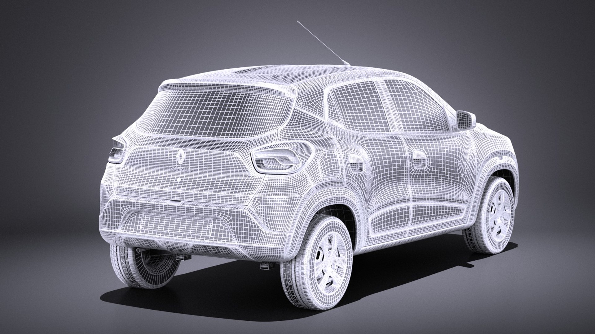 Renault 2018 Kwid 3D Model - TurboSquid 1228421