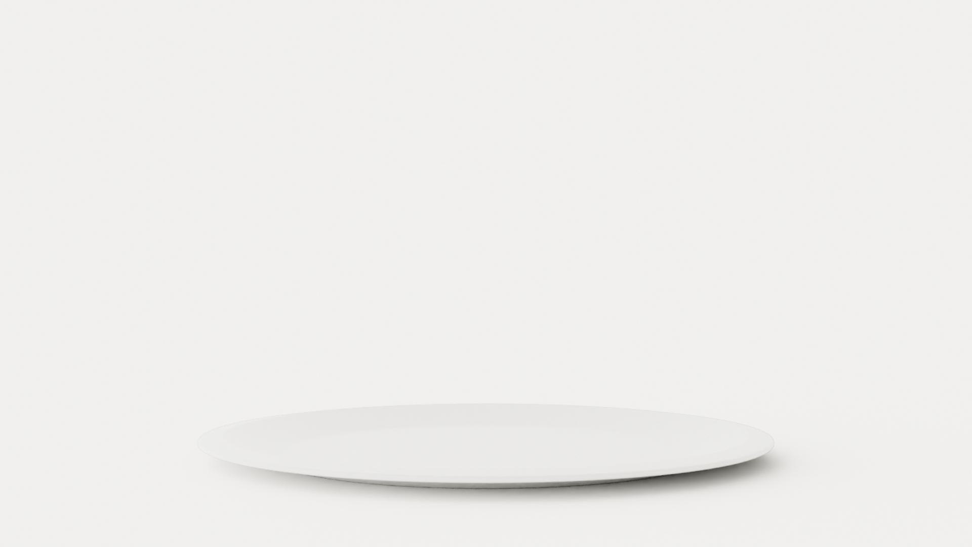 3D Raami Plate White Model - TurboSquid 2250523