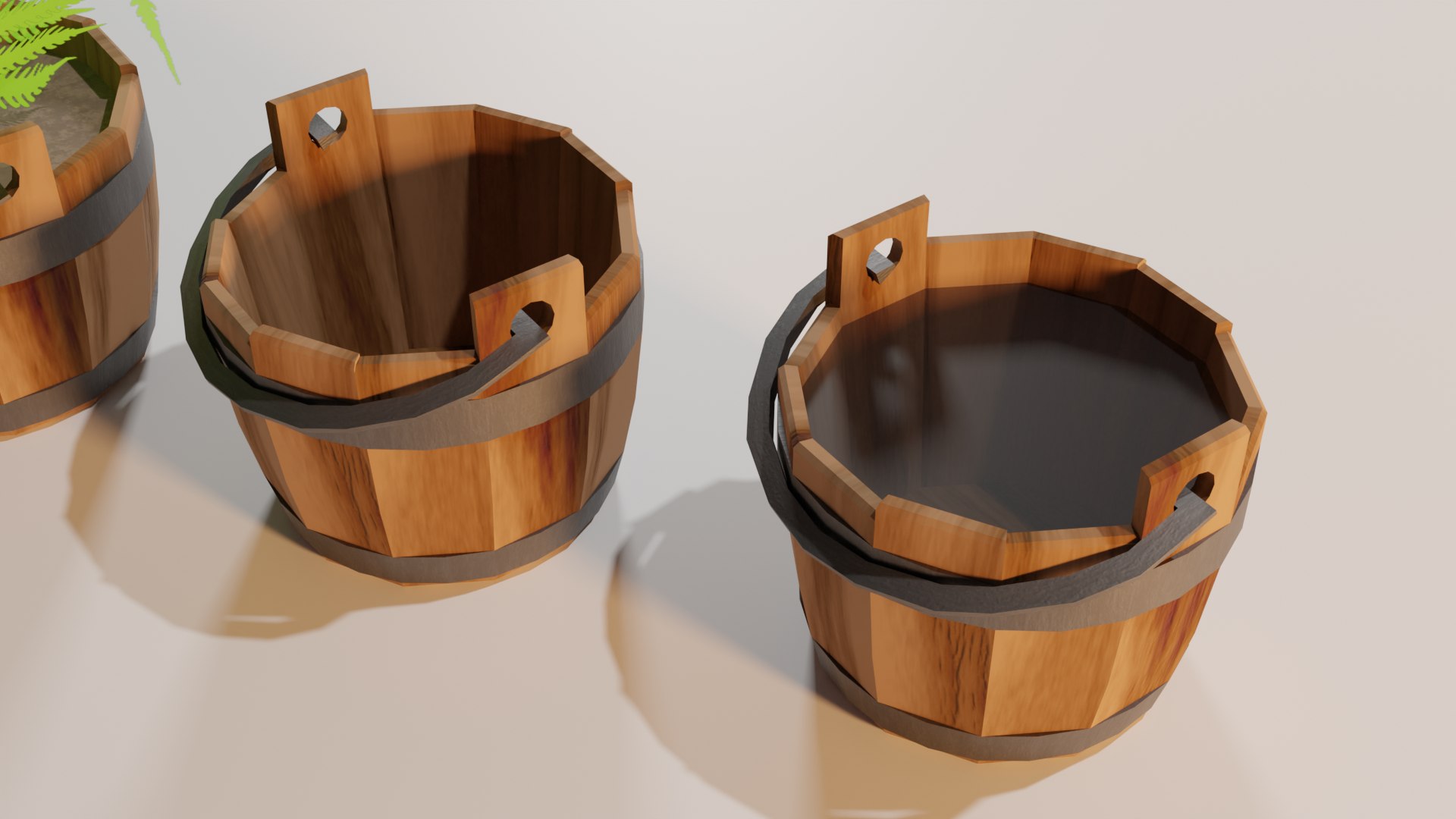 Wooden Bucket 3D Model - TurboSquid 2177507