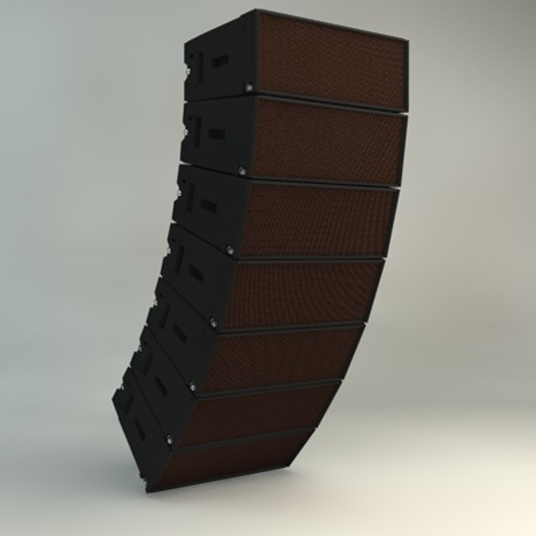 C4d Martin Line Array Speaker