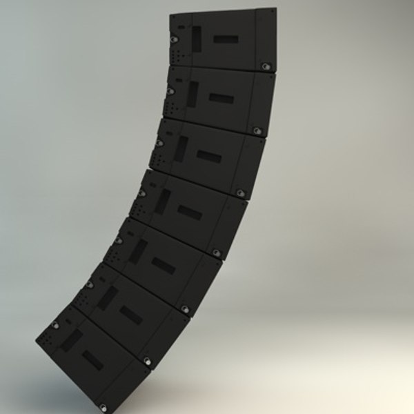 c4d martin line array speaker