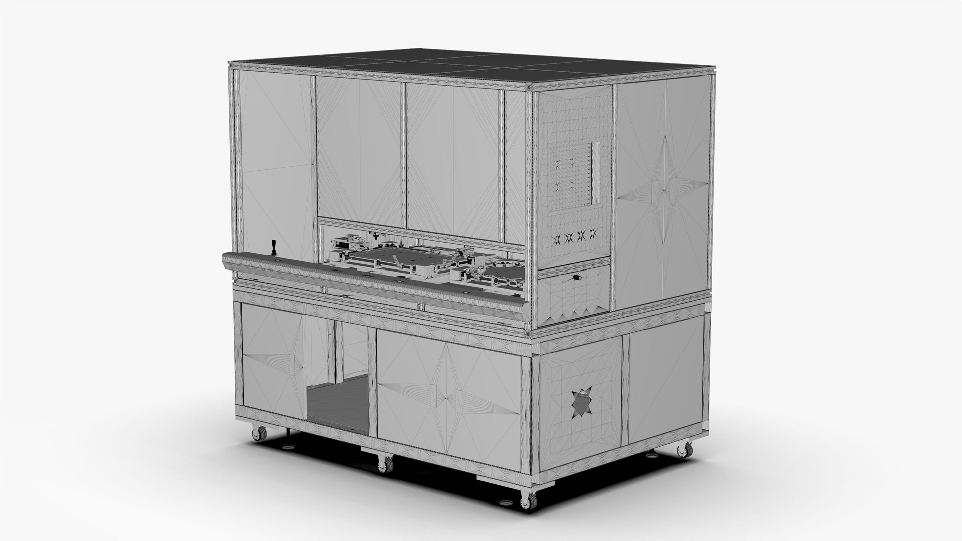 Automatic Frame Gluing Machine 3D Model - TurboSquid 2328089