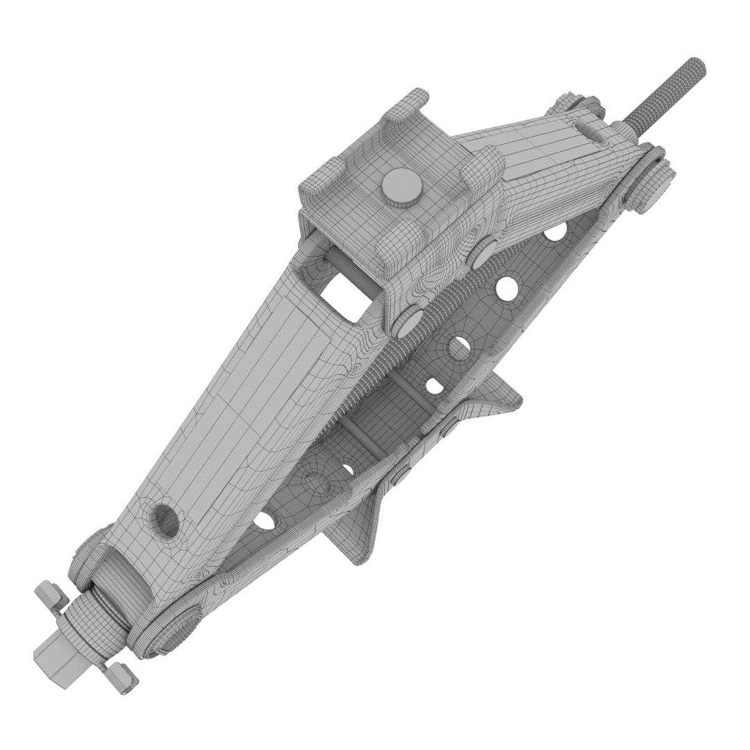 3D Model Scissor Jack 1 5t - TurboSquid 1639417