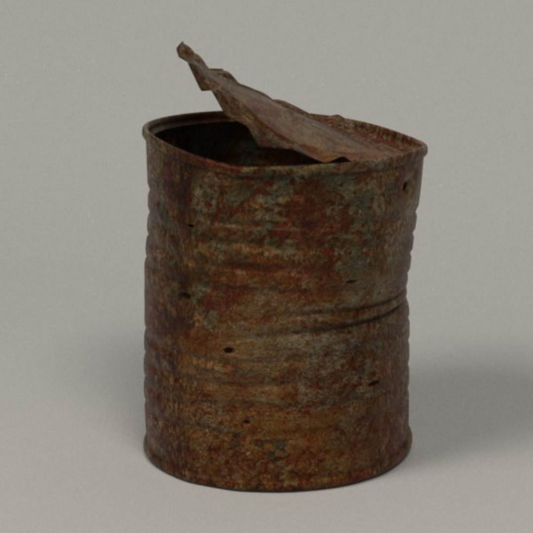 3d model rusty food