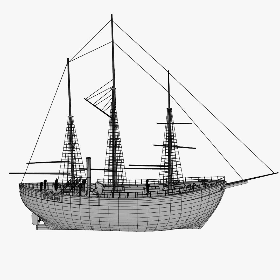 Fram Ship 3d Max