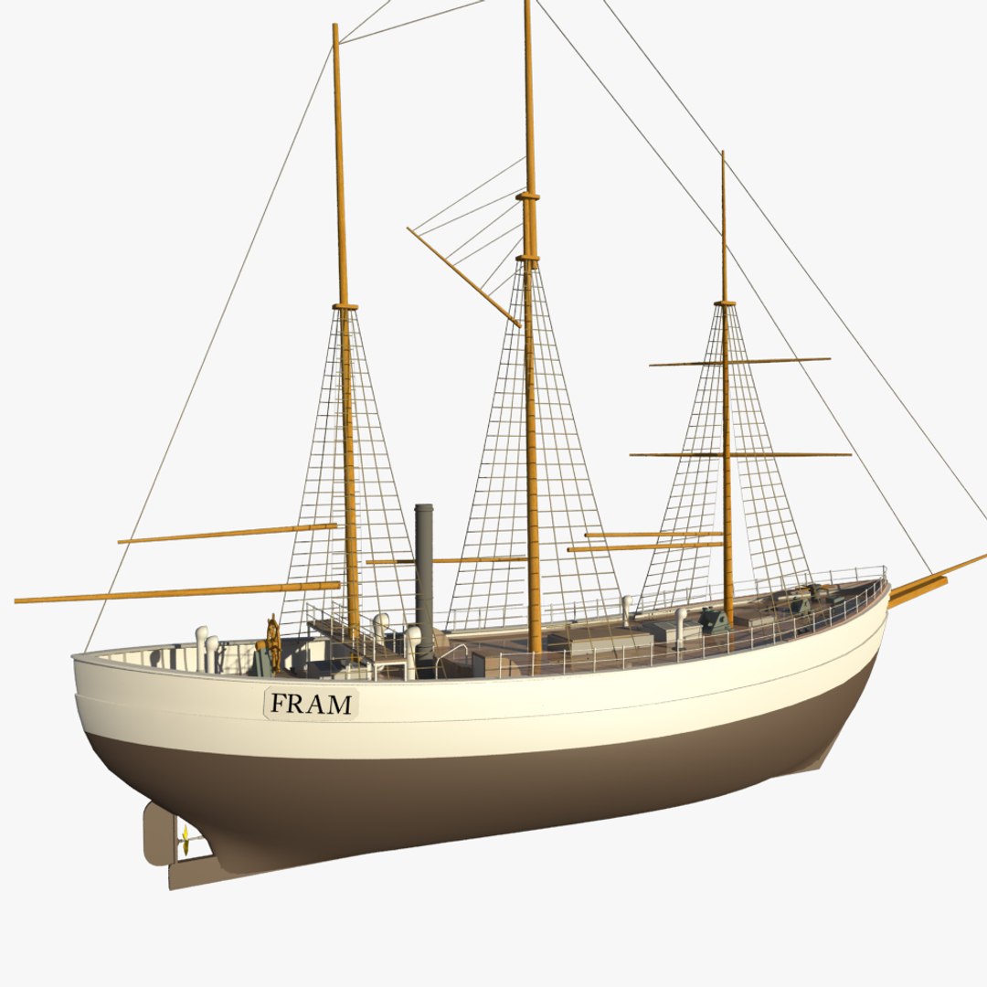 Fram Ship 3d Max