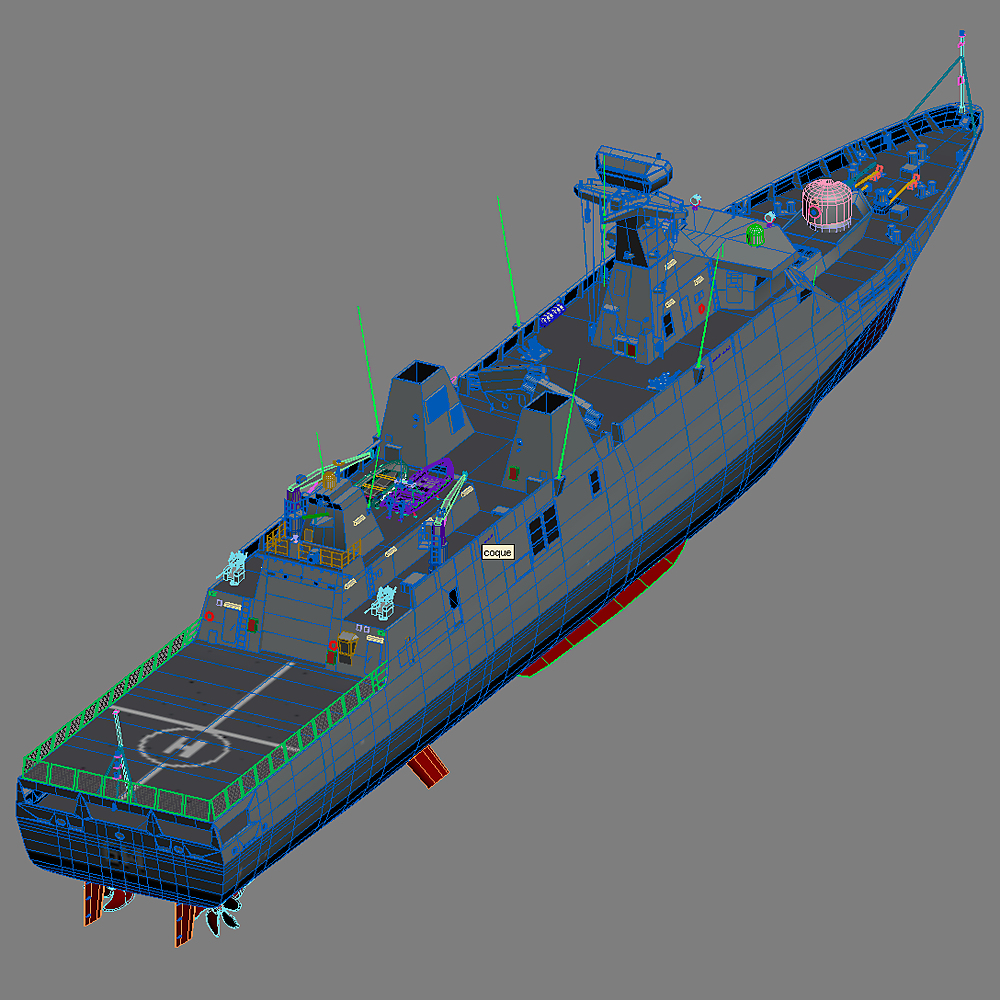 frigate sigma class 3d max