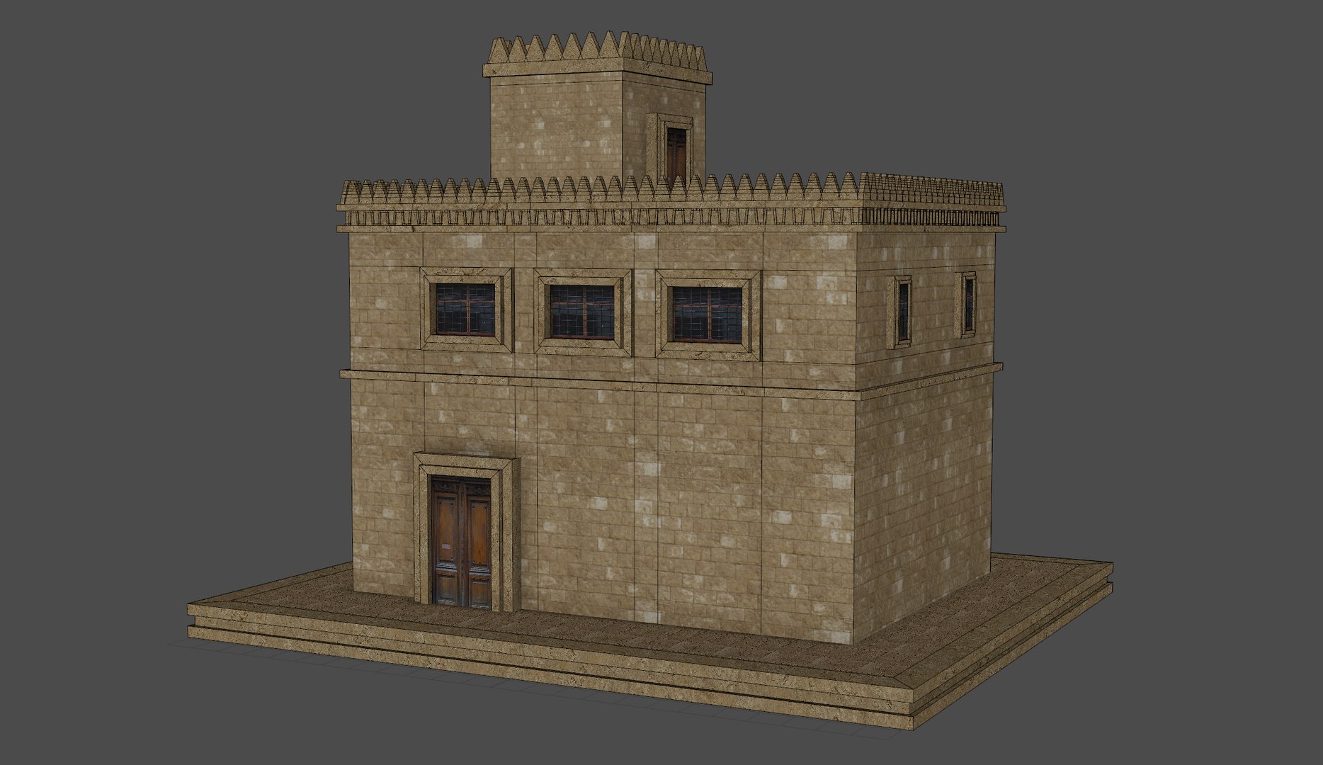 Free 3D Free Persian Building - TurboSquid 2503147