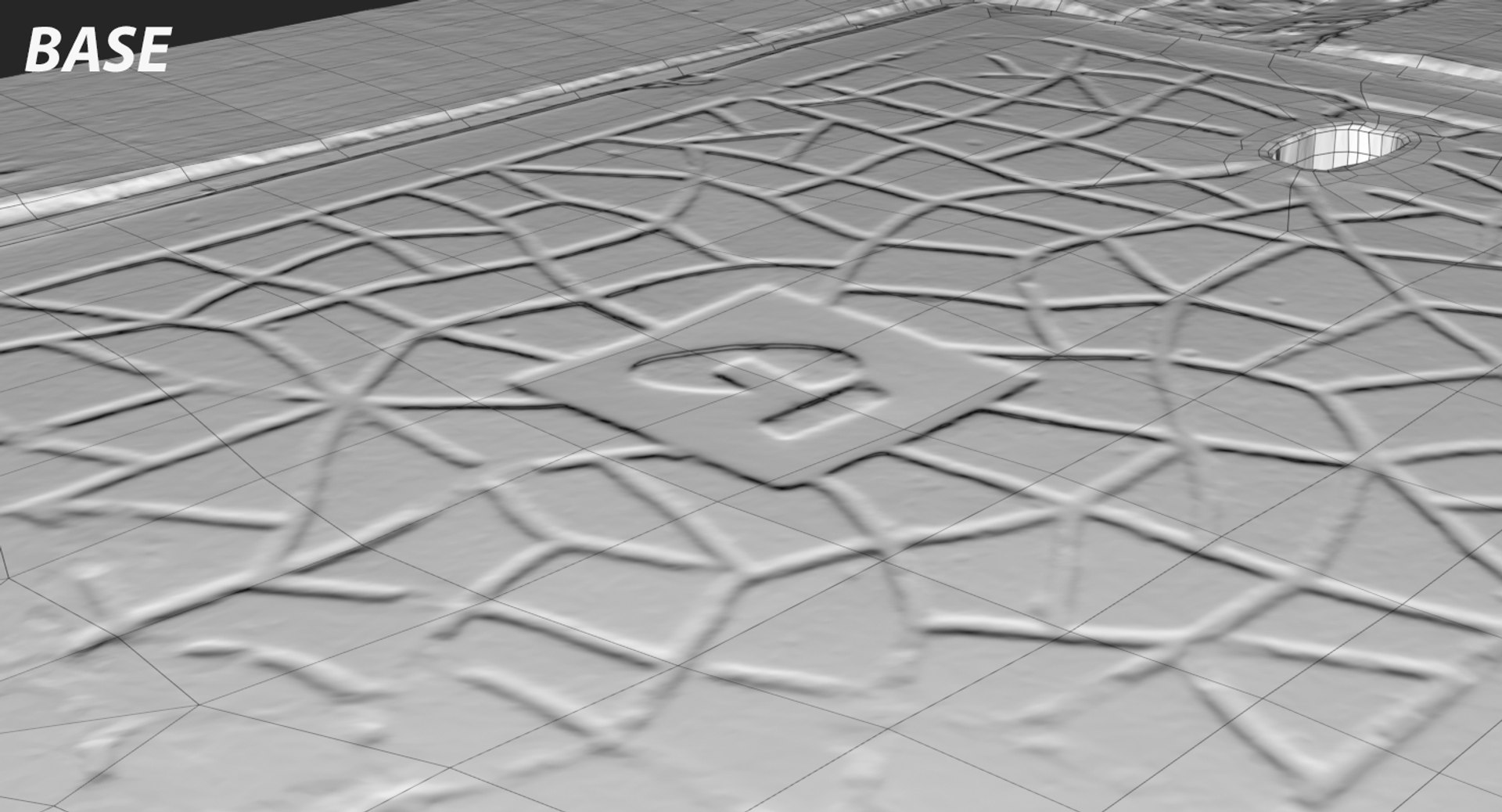 Concrete Utility Cover 3D - TurboSquid 1418724