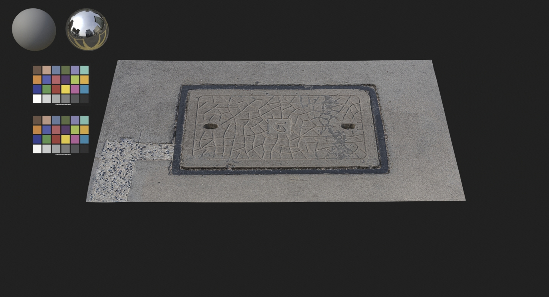 Concrete Utility Cover 3D - TurboSquid 1418724