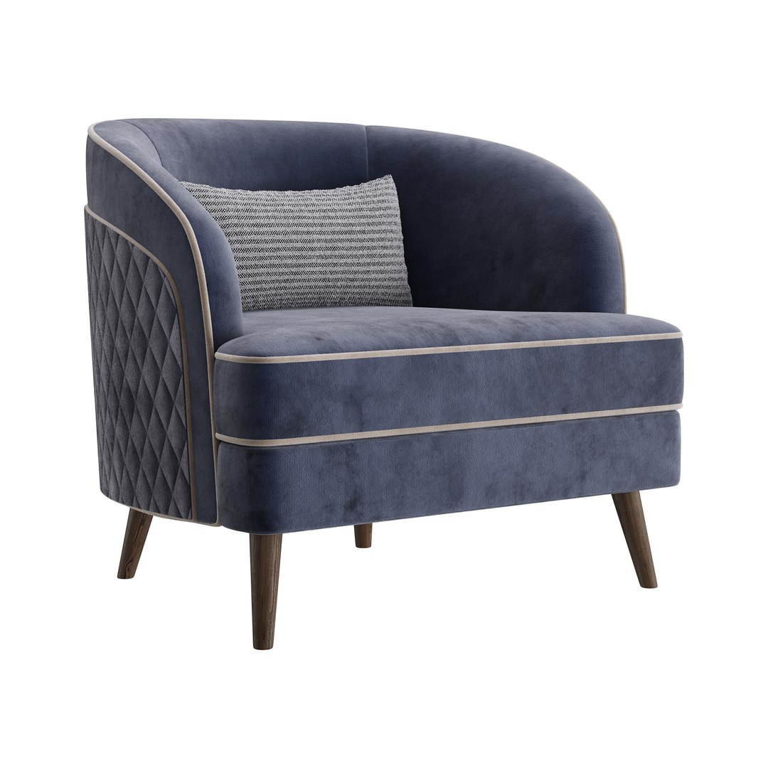 3D FH-7272 Boston Arm Chairs Pair Model - TurboSquid 2192154