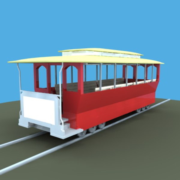 cable car 3d model
