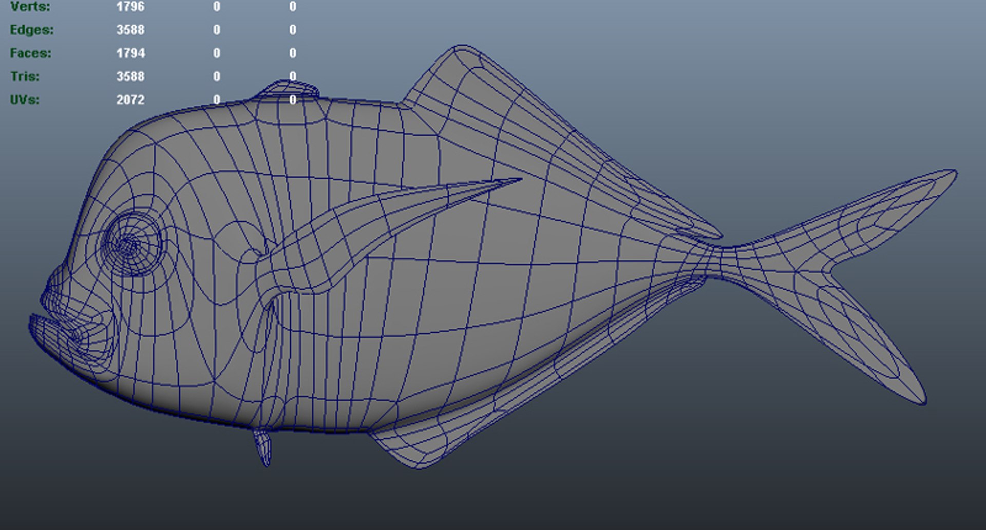 3d Model Pacific Moonfish