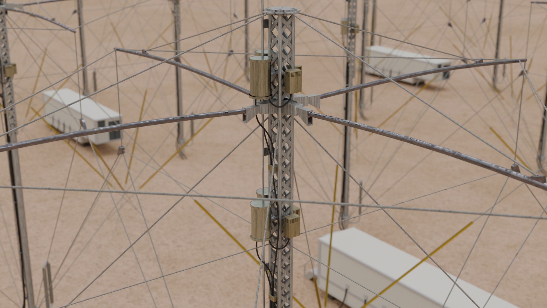 HAARP Array Model - TurboSquid 2347704