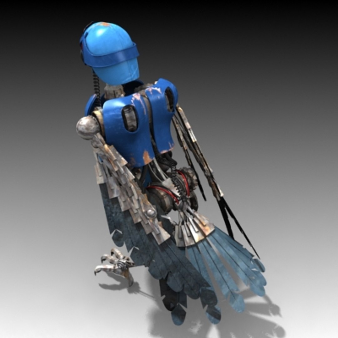 Mechanical Falcon 3d Max